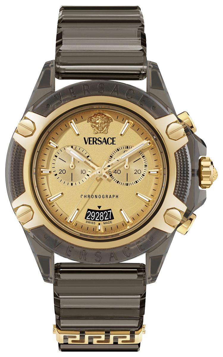 Buy Versace Icon Active Chronograph Watch 'Black' - VE8P01025 | GOAT