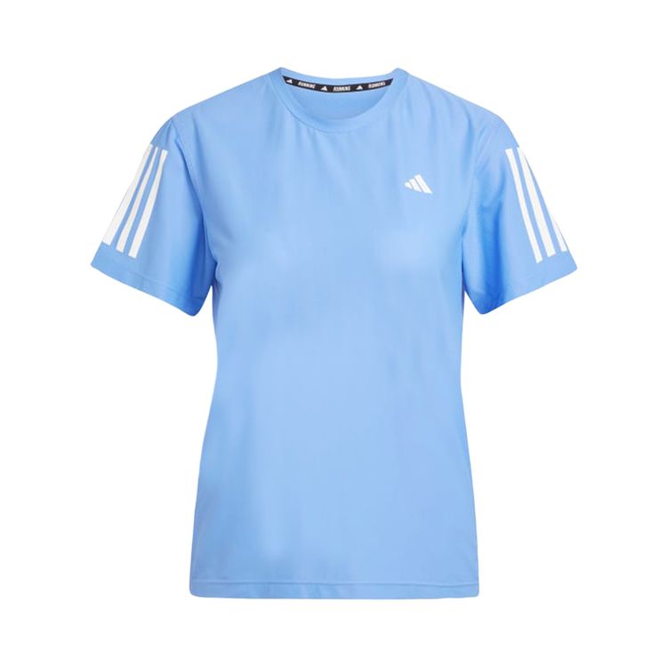 Buy Adidas Own The Run Tee 'Blue Fusion' - JW9673 | GOAT UK