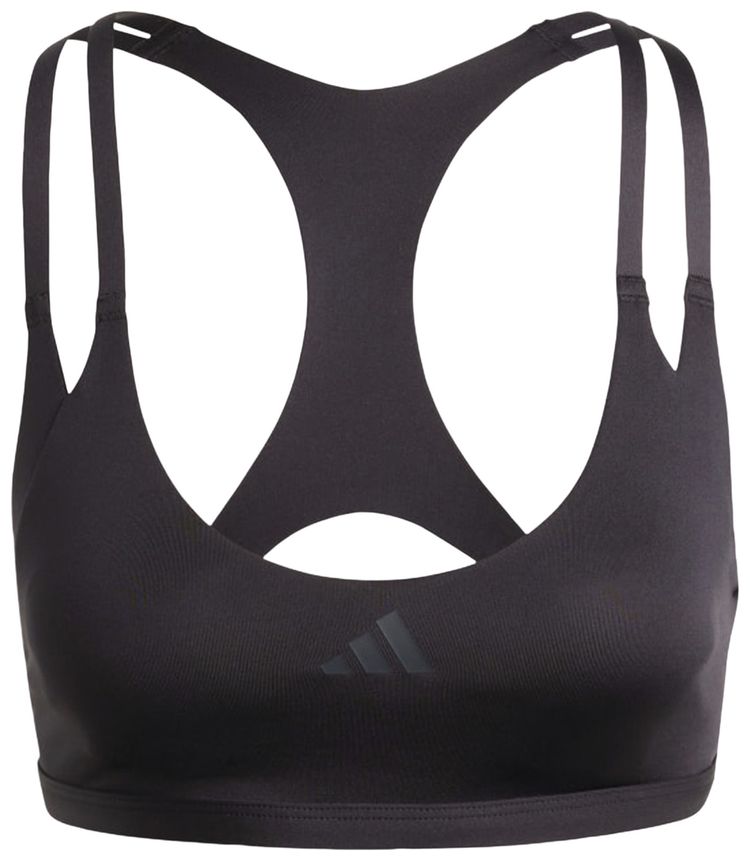 Buy Adidas Aeroimpact Luxe Training Light-Support Bra 'Black' - IW8670 ...
