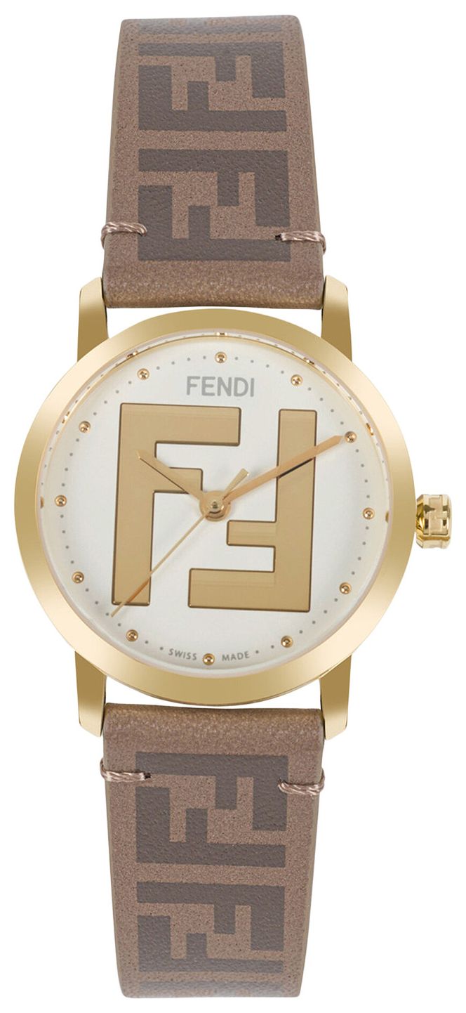 Buy Fendi Forever Fendi Leather Watch 'Gold' - F102056608 | GOAT