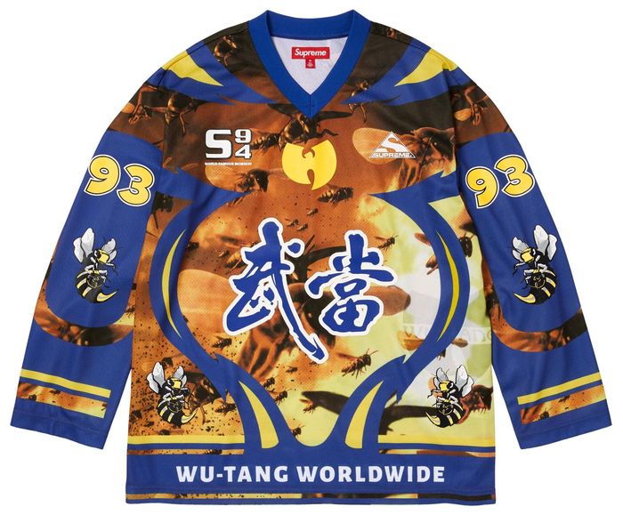 Buy Supreme x Wu-Tang Clan Hockey Jersey 'Multicolor' - FW25KN72 ...