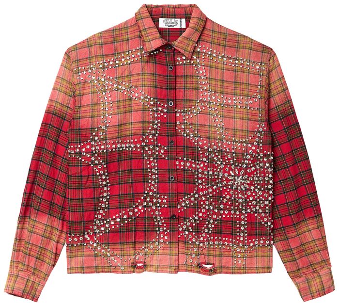 Buy Vale Forever Haze Flannel 'Red' - 11451 1SS2404VFHFR RED | GOAT