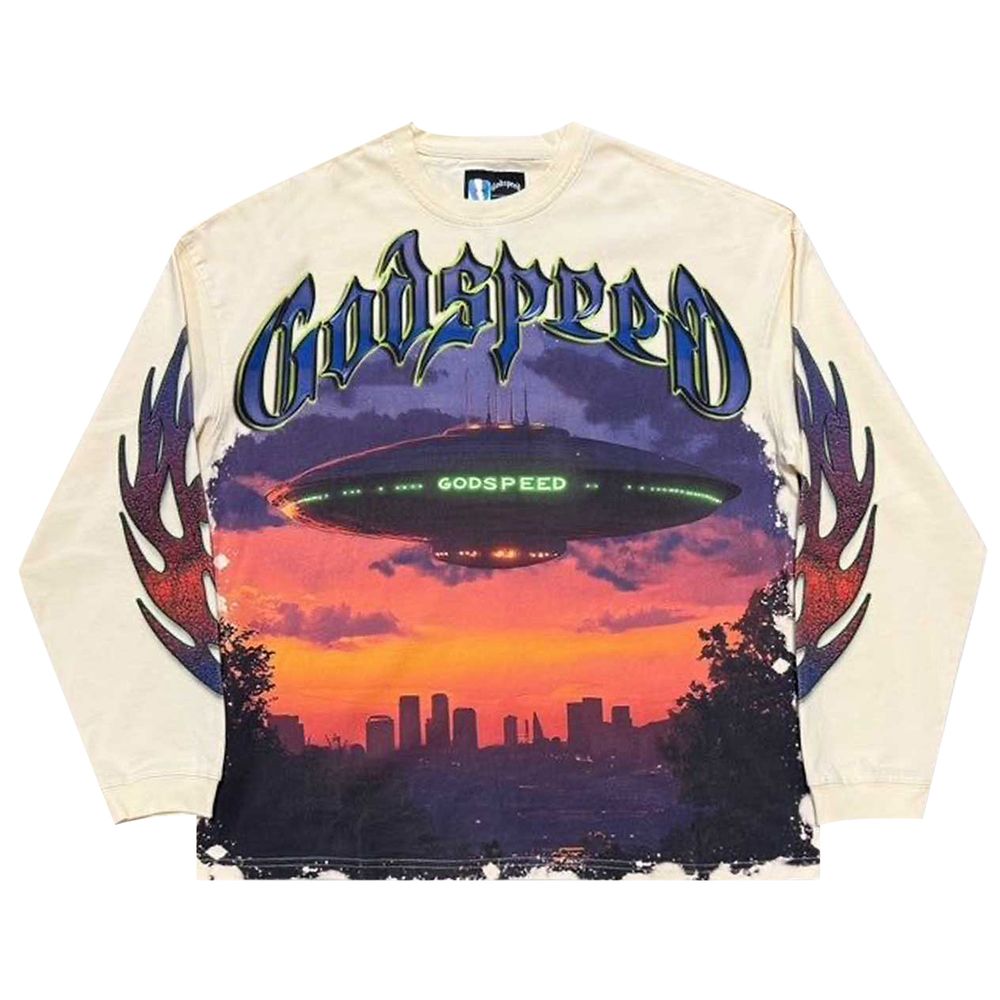 Buy Godspeed U.A.P Long-Sleeve T-Shirt 'Bone' - 11652 10004GULTB BONE ...