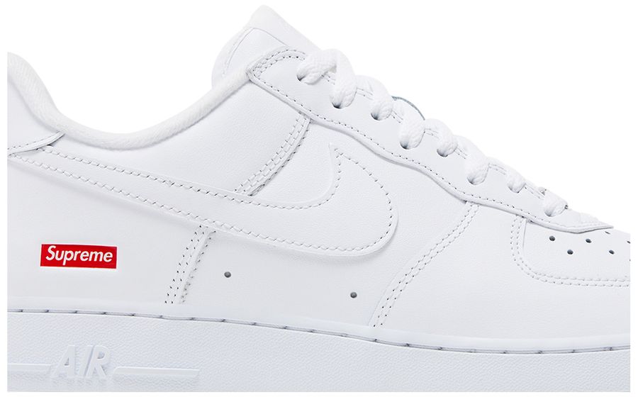 Buy Supreme x Nike Air Force 1 Low 'Box Logo - White' - CU9225 100 | GOAT
