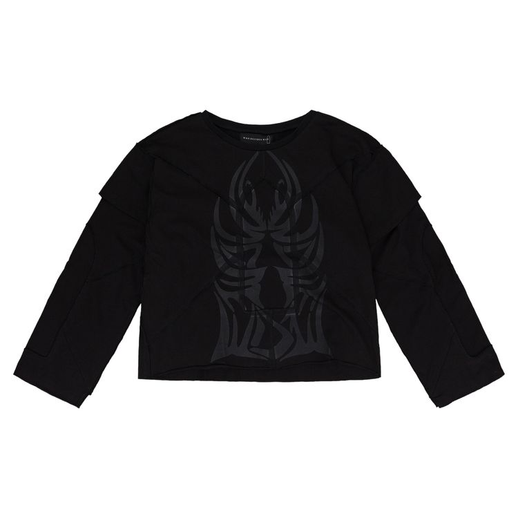 Buy Who Decides War Winged Gradient Long-Sleeve T-Shirt 'Black ...