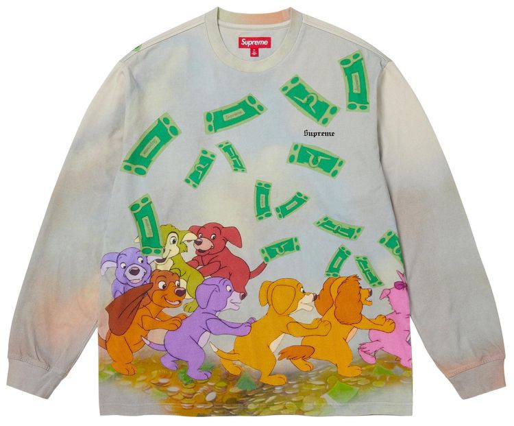 Buy Supreme All Dogs Go To Heaven Long-Sleeve Top 'Day' - FW25KN99 DAY ...