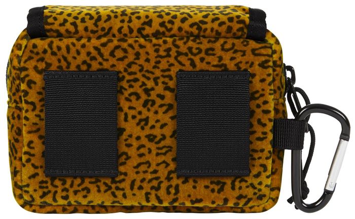 Buy Supreme Velvet Mini Pouch 'Tan Leopard' - FW25B10 TAN LEOPARD | GOAT