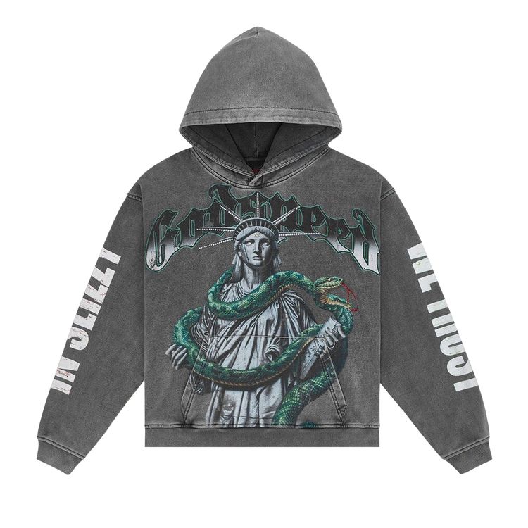 Buy Godspeed Top 5 Slizzy VVS Hoodie 'Grey Wash' - 11652 10004GT5SVH ...