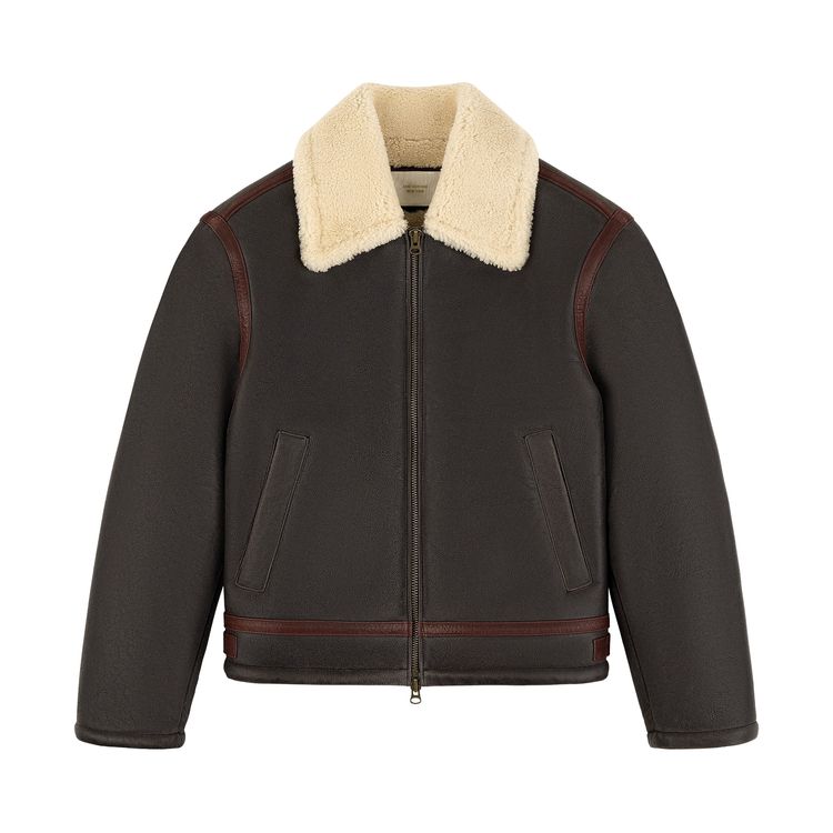 Buy Aimé Leon Dore Shearling Aviator Jacket 'Espresso' - FW25WJ021 ESPR ...