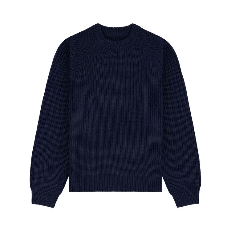 Buy Aimé Leon Dore Heavyweight Shaker Stitch Crewneck 'Naval Academy ...