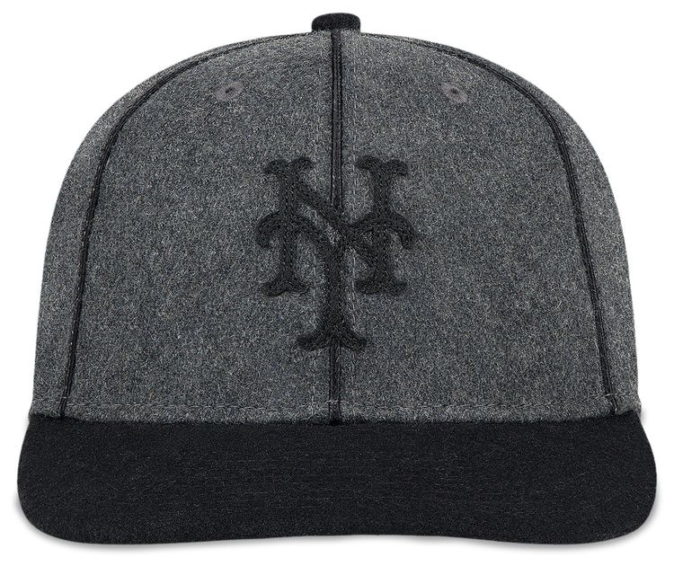 Buy Aimé Leon Dore x New Era Mets Melton Wool Fitted Hat 'Charcoal ...