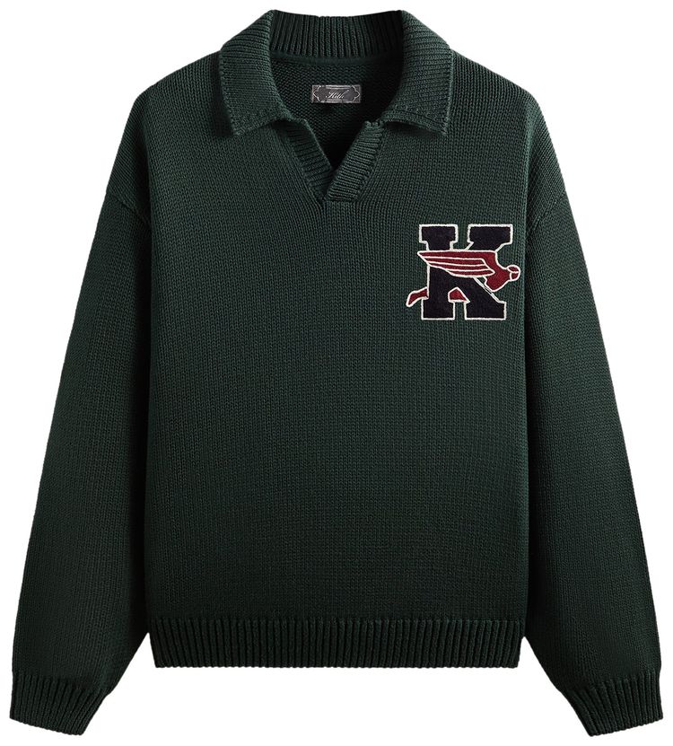 Buy Kith Nelson Rugby Sweater 'Stadium' - KHM033985 302 | GOAT