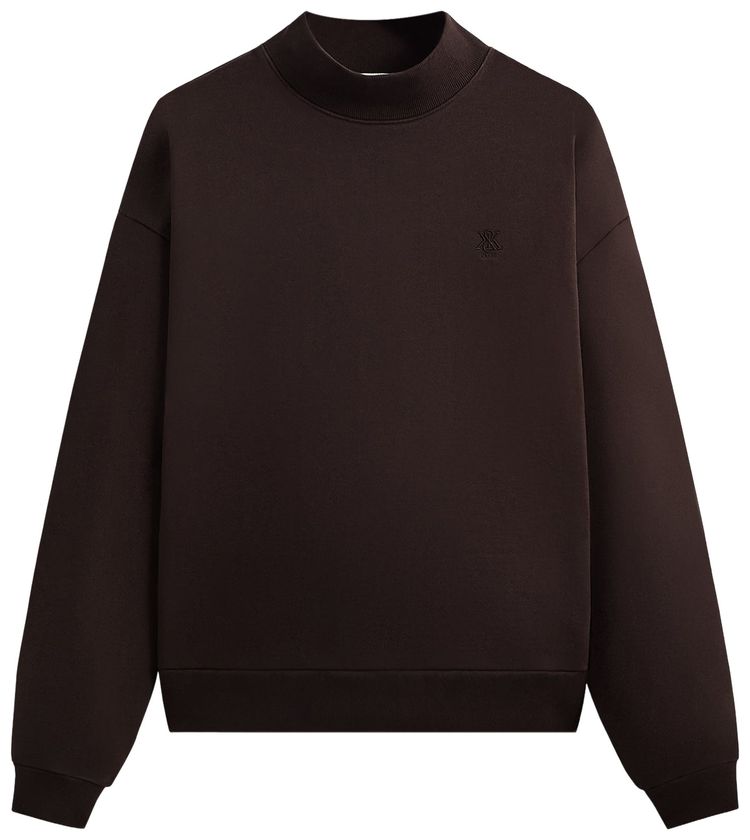Buy Kith Garment Dyed Fleece Mockneck Sweatshirt 'Kindling' - KHM034281 ...