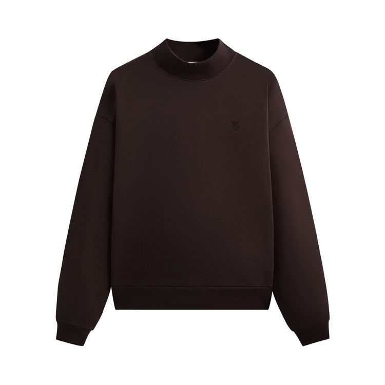 Buy Kith Garment Dyed Fleece Mockneck Sweatshirt 'Kindling' - KHM034281 ...