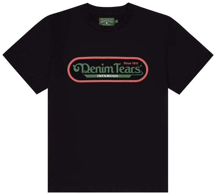 Buy Denim Tears Infamous Tee 'Black' - FW25TSS13382272 | GOAT