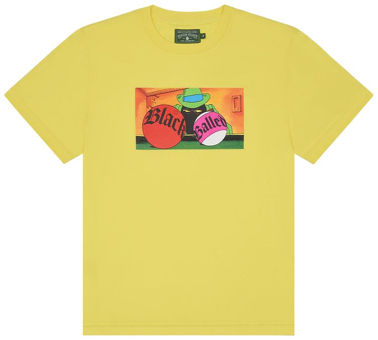 Buy Denim Tears Black Balled Tee 'Yellow' - FW25TSS13282694 | GOAT