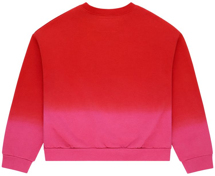 Buy Sp5der Gradient Crewneck 'Red' - ST032FW25RED | GOAT