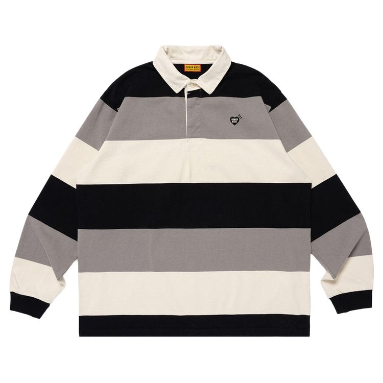 Buy Human Made Rugby Shirt 'Black' - HM30CS006 BLAC | GOAT