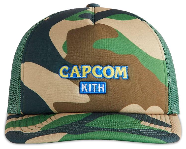 Buy Kith x Capcom Nolan Trucker Hat 'Camo' - KHM051349 901 | GOAT