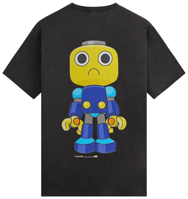 Buy Kith x Capcom Servbot Vintage Tee 'Black' - KHM034318 001 | GOAT