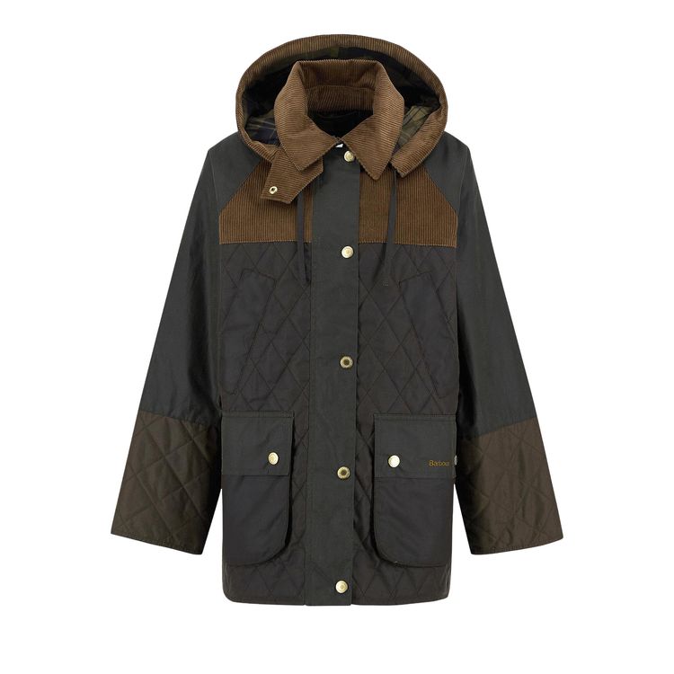 Buy Barbour Imelda Wax Jacket 'Archive Olive/Olive/Beech' - LWX1490OL99 ...