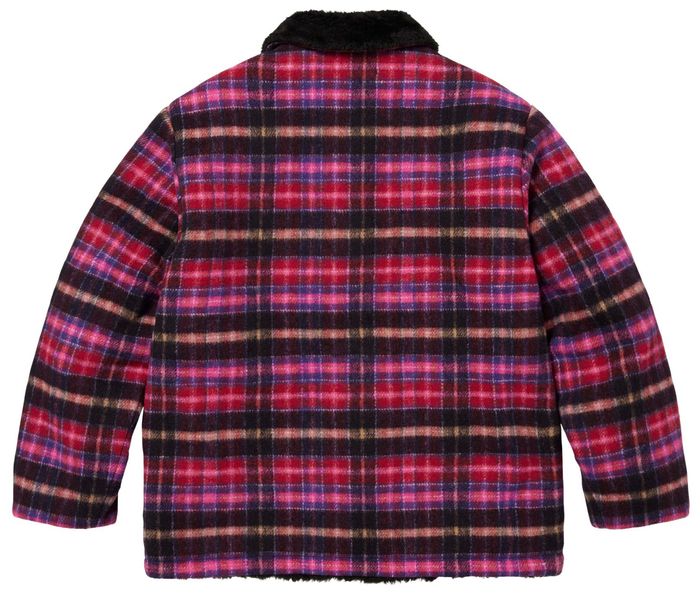 Buy Supreme Plaid Car Coat 'Pink' - FW25J104 PINK | GOAT