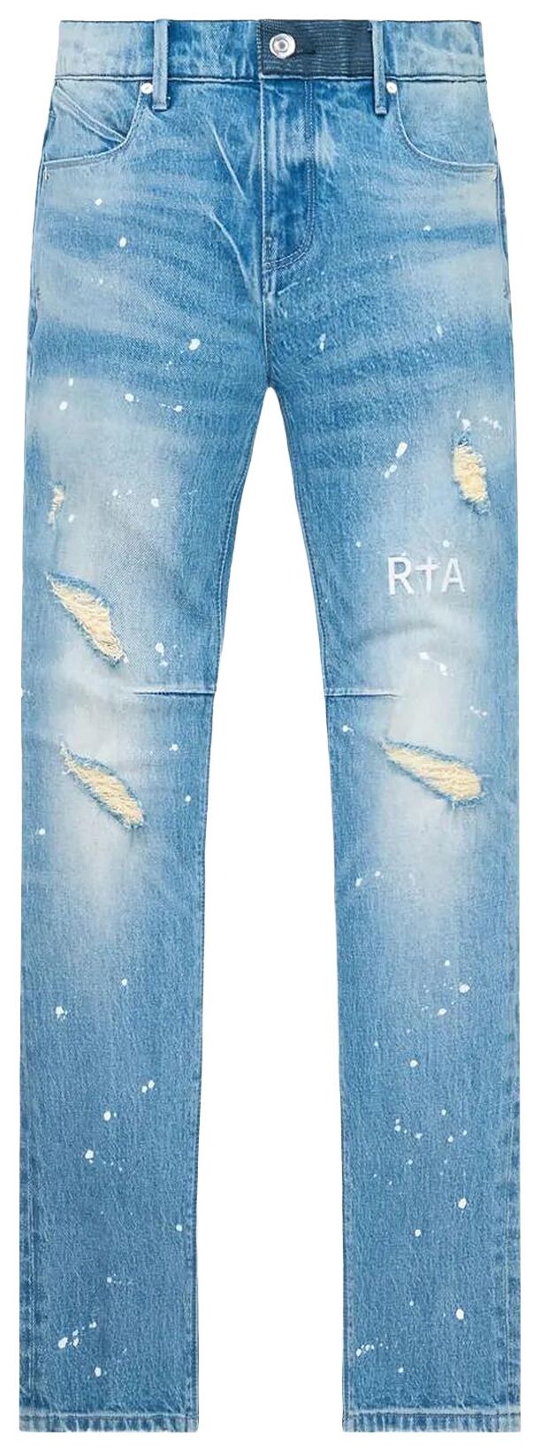 Buy RtA Clayton Skinny Jean 'Medium Blue Painted' - MSPTD898 B1182MDBLP ...