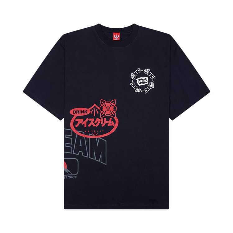 Buy Icecream Overlay Oversize Short-Sleeve Knit 'Charcoal Art' - 451 ...