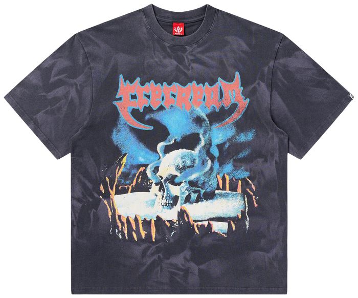 Buy Icecream Stone Cold Oversize Short-Sleeve Knit 'Charcoal Art' - 451 ...