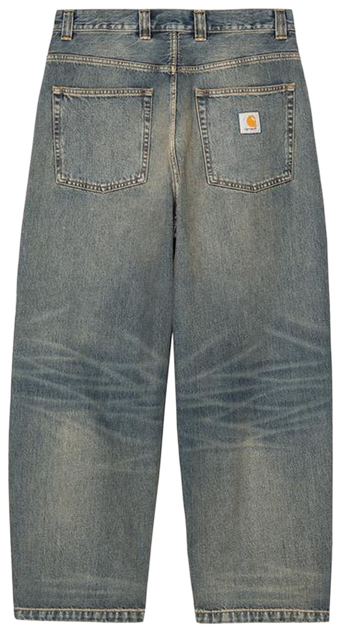 Buy Carhartt WIP Brandon Pant 'Blue Worn Used Wash' - I035893 BLWO | GOAT