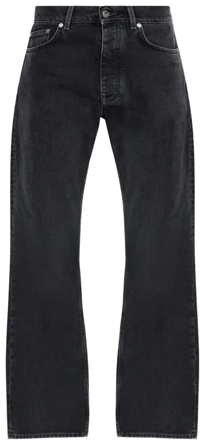 Buy Off-White Script Logo 90s Skate Jeans 'Vintage Black ...