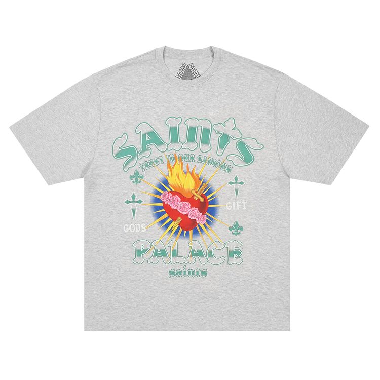 Buy Palace Gods Gift T-Shirt 'Grey Marl' - P29TS218 | GOAT