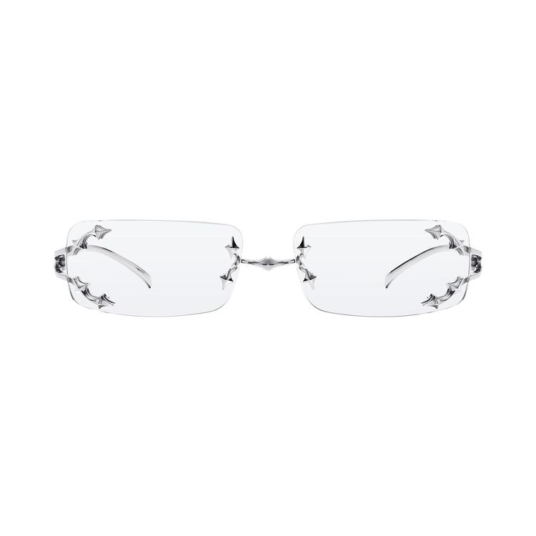 Buy Gentle Monster Mosh 02 Glasses 'Silver' - MOSH 02 SILV | GOAT CA
