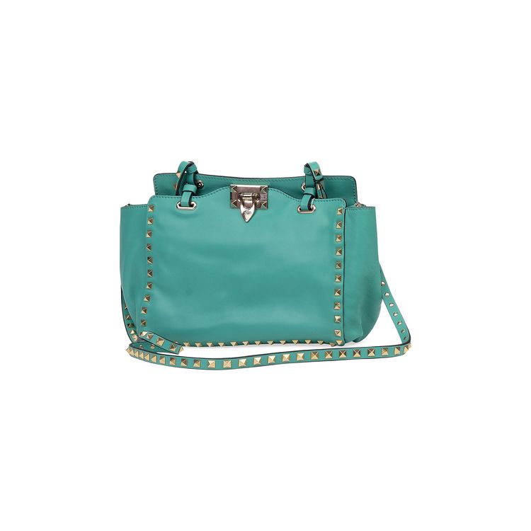Buy Valentino Rockstud Trapeze Small Tote 'Yellow' - GWB00037ABO L03 | GOAT