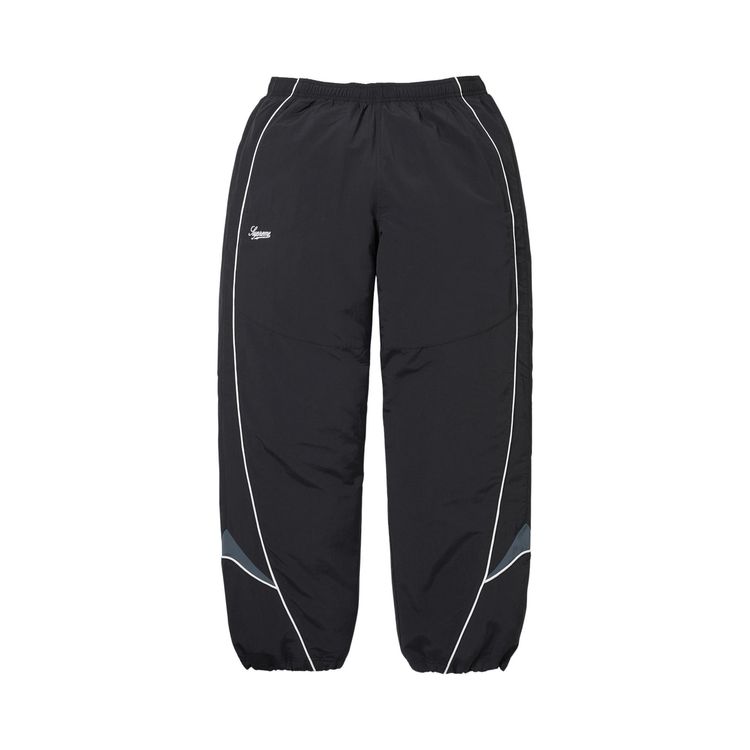 Buy Supreme Contrast Piping Track Pant 'Black' - FW25P85 BLACK | GOAT