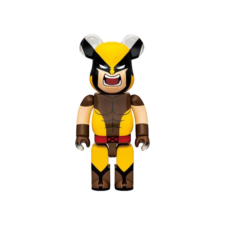 Buy BE@RBRICK x Marvel X-Men Happy Lottery Wolverine 400% 'Brown ...