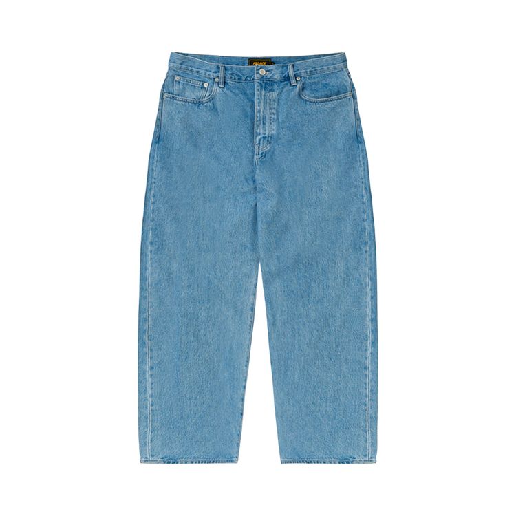Buy Palace P90 Baggy Script Jean 'Distressed Light Stone Wash ...