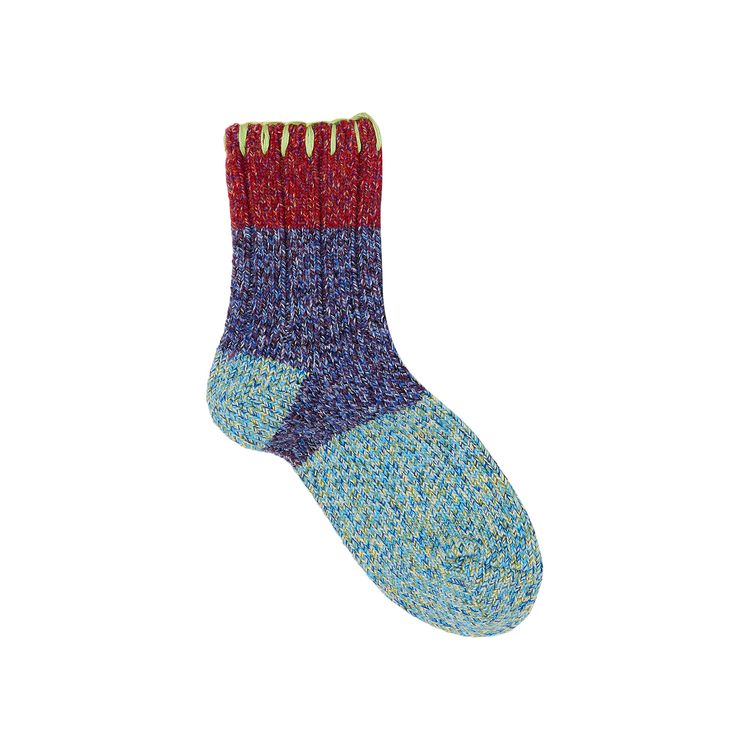 Buy Kapital 56Yarns Wool Grandrelle Gogh Hobo Stitch Socks 'Light Blue ...