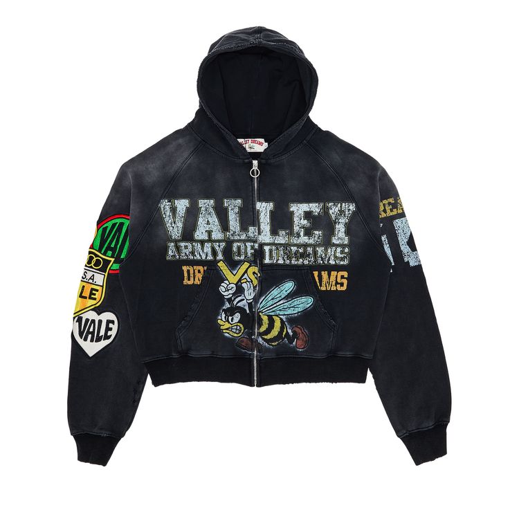 Buy Vale Forever Army Zip Up [] 'Black' - VALE 09 007 AZUB BK | GOAT