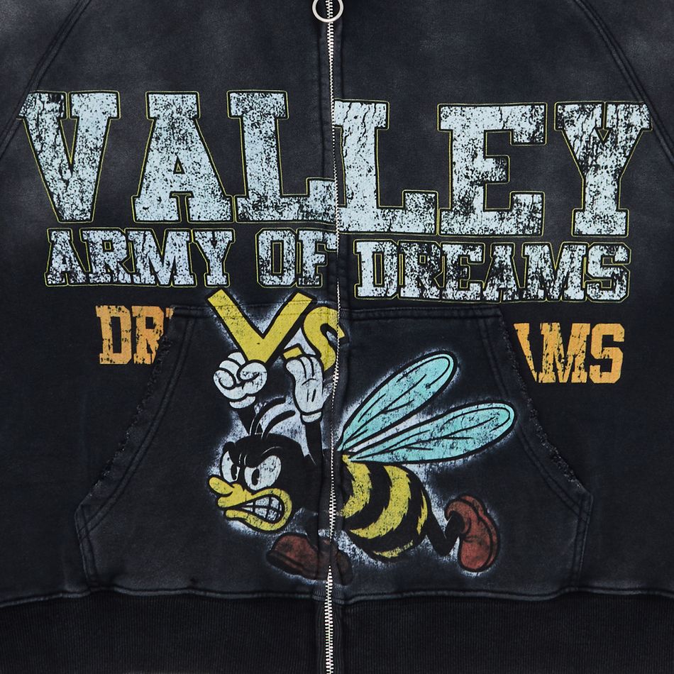 Buy Vale Forever Army Zip Up [] 'Black' - VALE 09 007 AZUB BK | GOAT