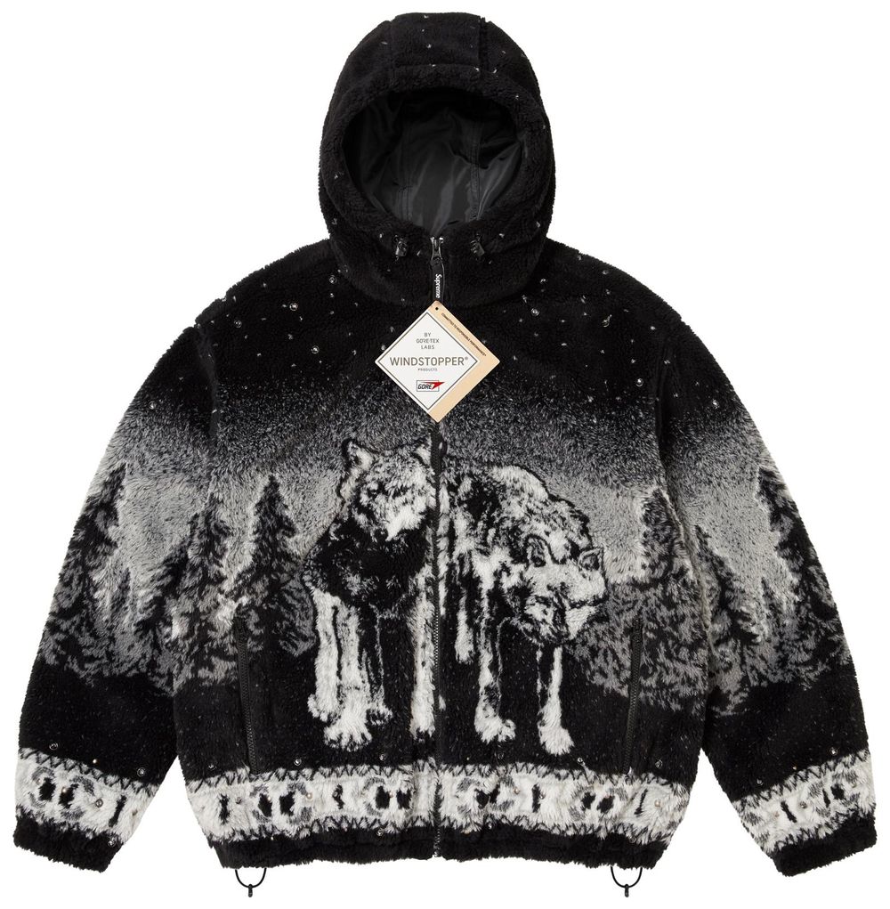 Buy Supreme x BB. Simon Reversible Hooded Fleece Jacket 'Black ...