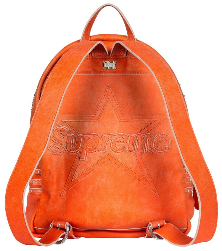 Buy Supreme x Vanson Leathers x B.B. Simon Backpack 'Orange' - FW25B26 ...