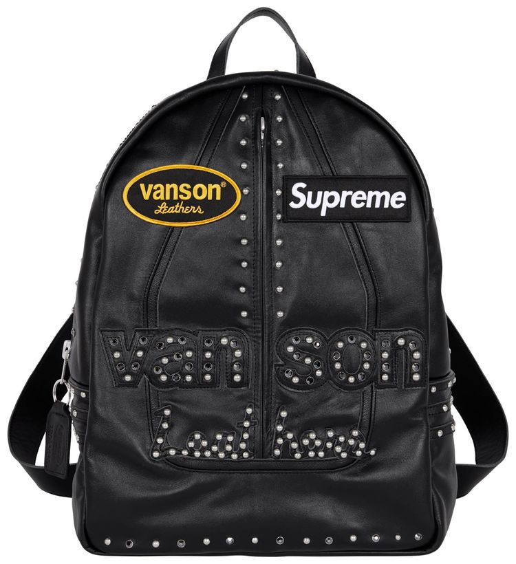 Buy Supreme x Vanson Leathers x B.B. Simon Backpack 'Black' - FW25B26 ...
