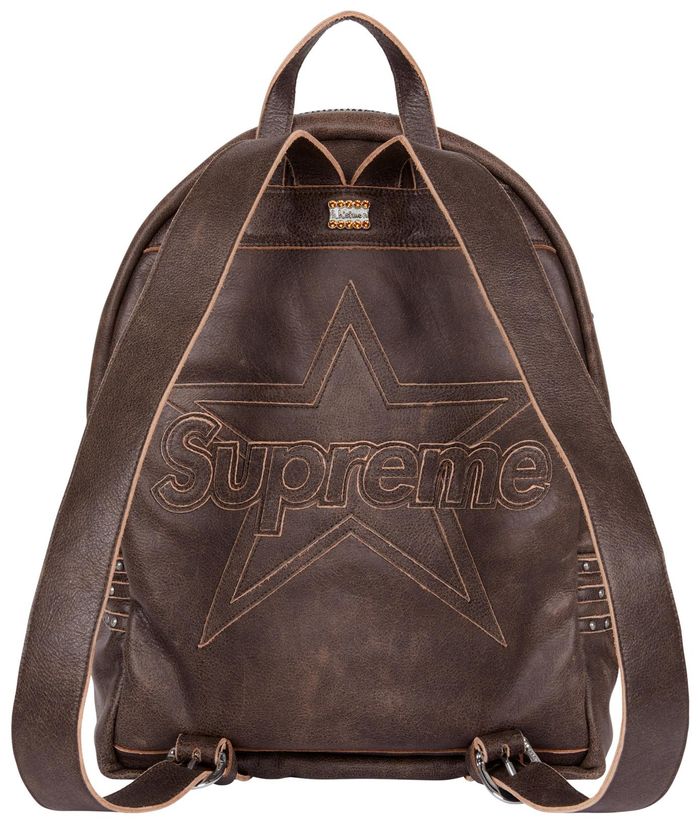 Buy Supreme x Vanson Leathers x B.B. Simon Backpack 'Brown' - FW25B26 ...