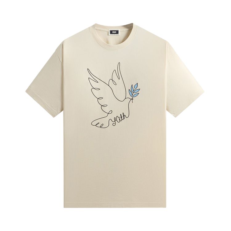 Buy Kith Hanukkah Dove Tee 'Sandrift' - KHM034397 104 | GOAT
