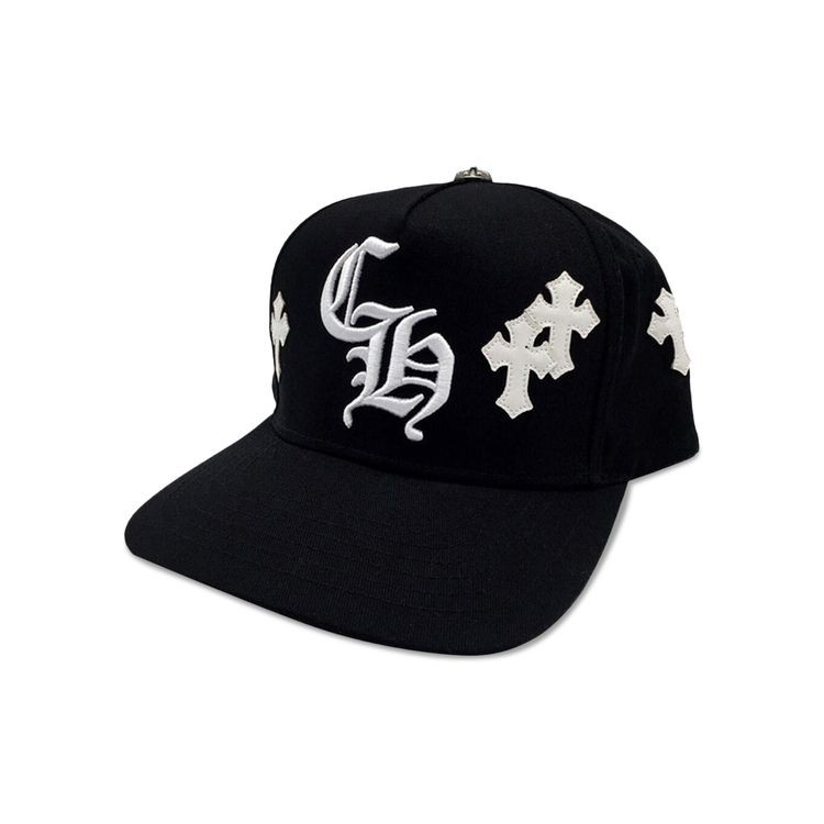Buy Chrome Hearts Cross Patch Baseball Hat 'Black' - 01383 ...
