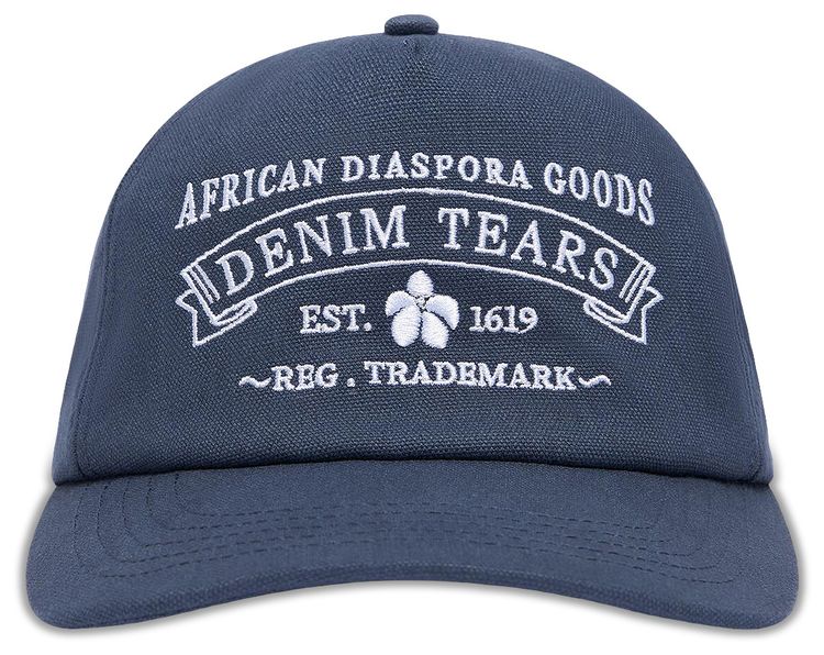 Buy Denim Tears ADG Stamp Cap 'Navy' - FW25ABC12862612 | GOAT