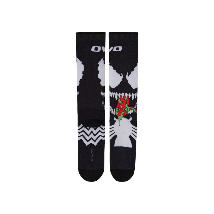Buy OVO x Marvel Venom Socks 'Black' - C 0425 AS 6600 VBK 00 | GOAT