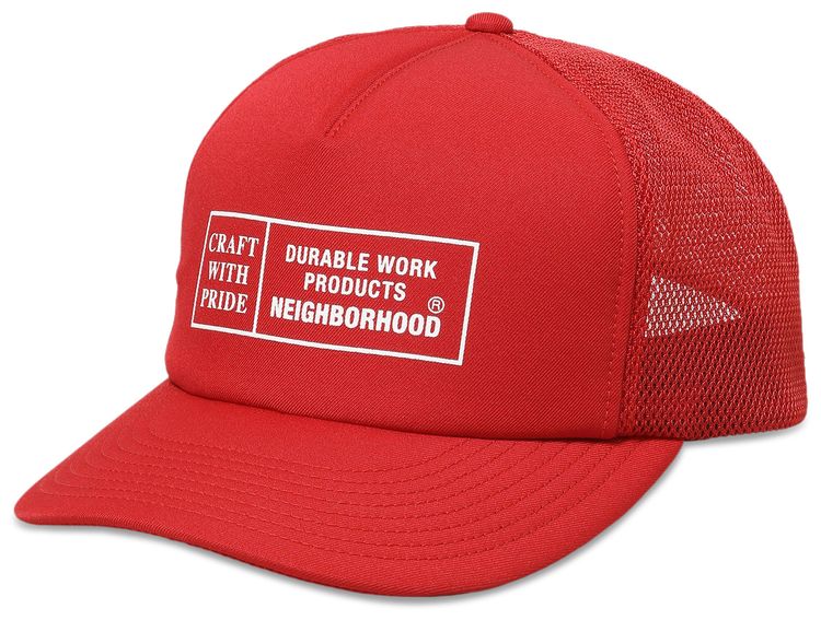 Buy Neighborhood Mesh Cap 'Red' - 252YGNH HT04 RED | GOAT