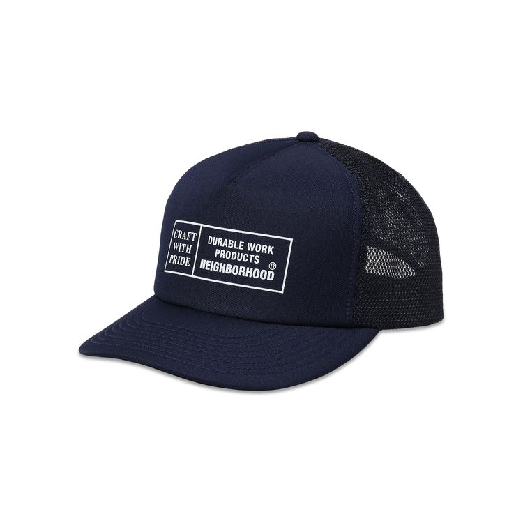 Buy Neighborhood Mesh Cap 'Navy' - 252YGNH HT04 NAVY | GOAT